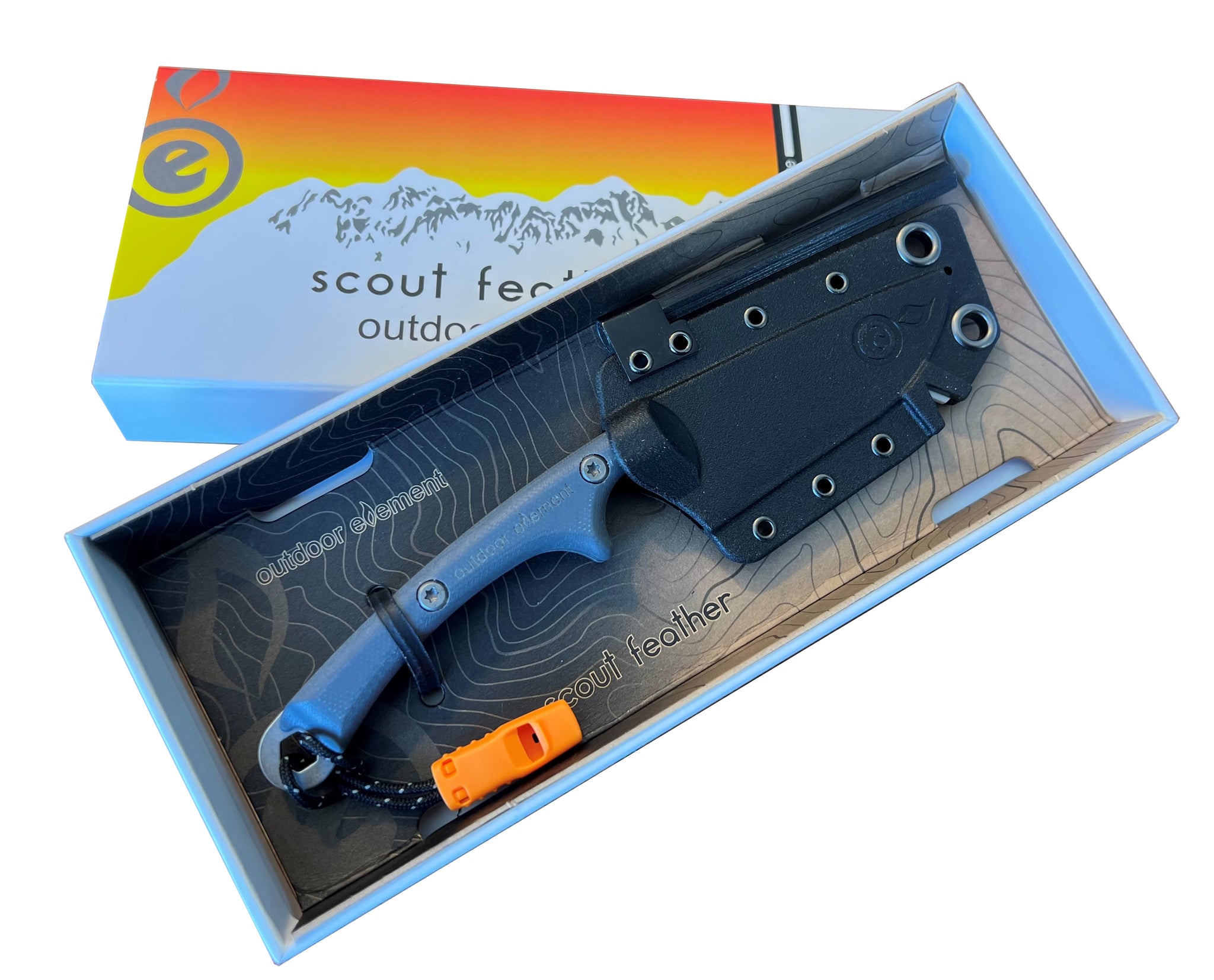 Contour Feather Knife with full tan vG10 Steel blade