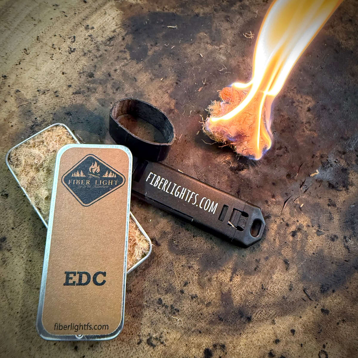 Fiber Light EDC Fire Kit – Outdoor Element