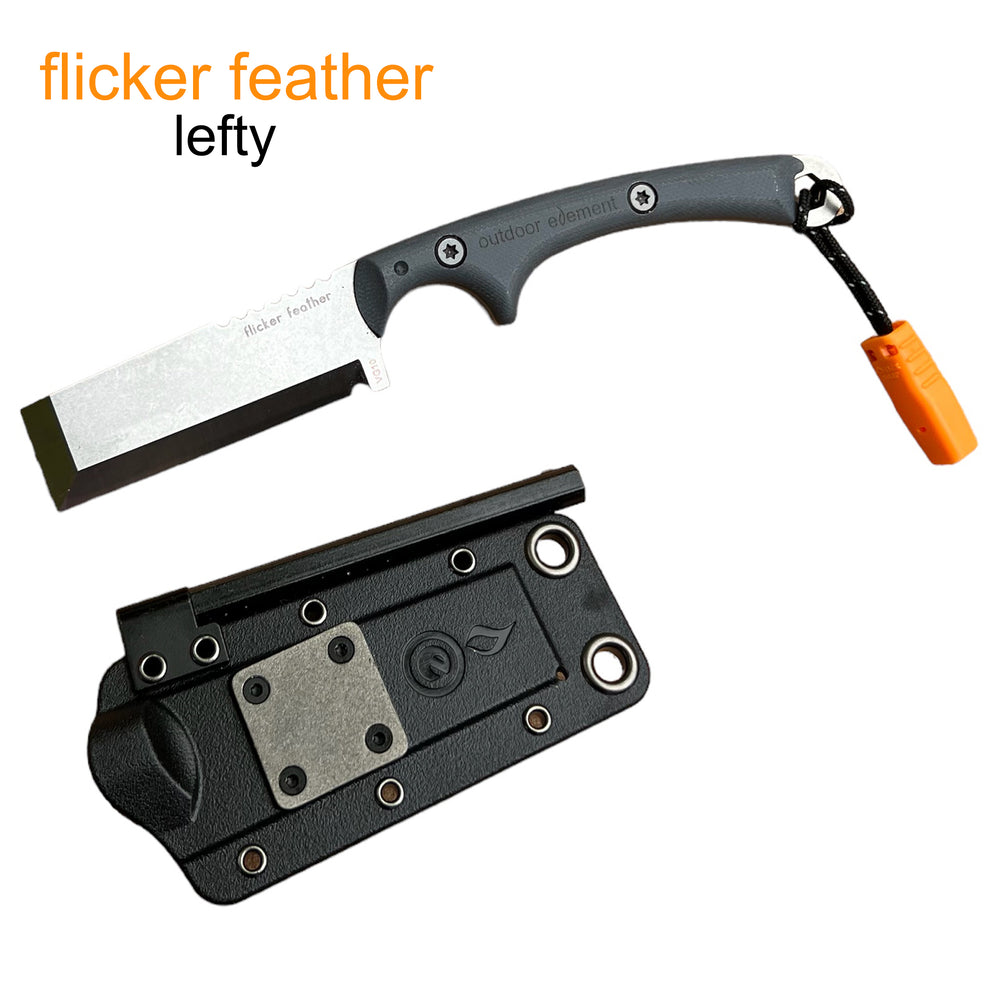 Flicker Feather Survival EDC Chisel Blade – Outdoor Element