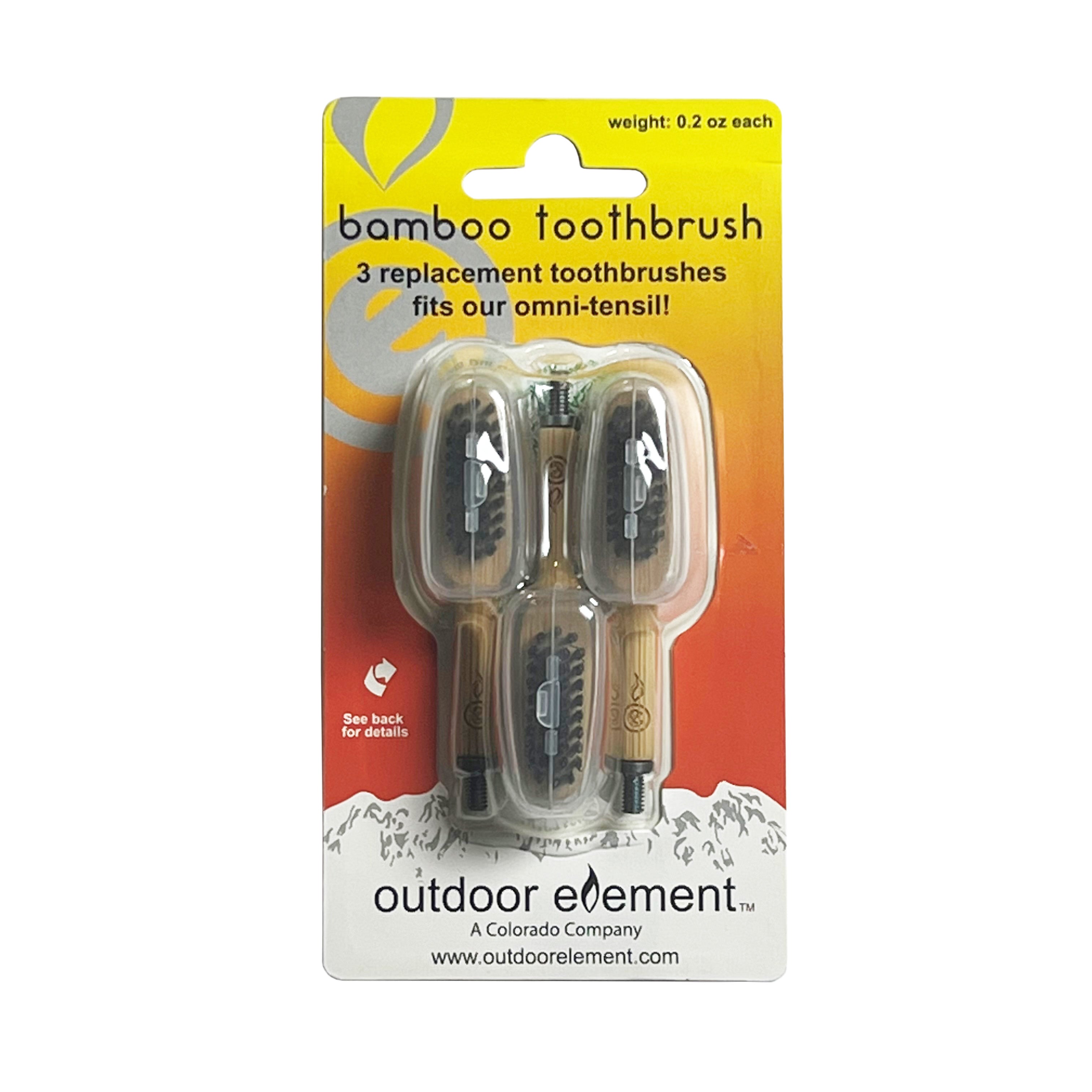 Toothbrush Replacement Heads 3pk, Omni-Tensil – Outdoor Element